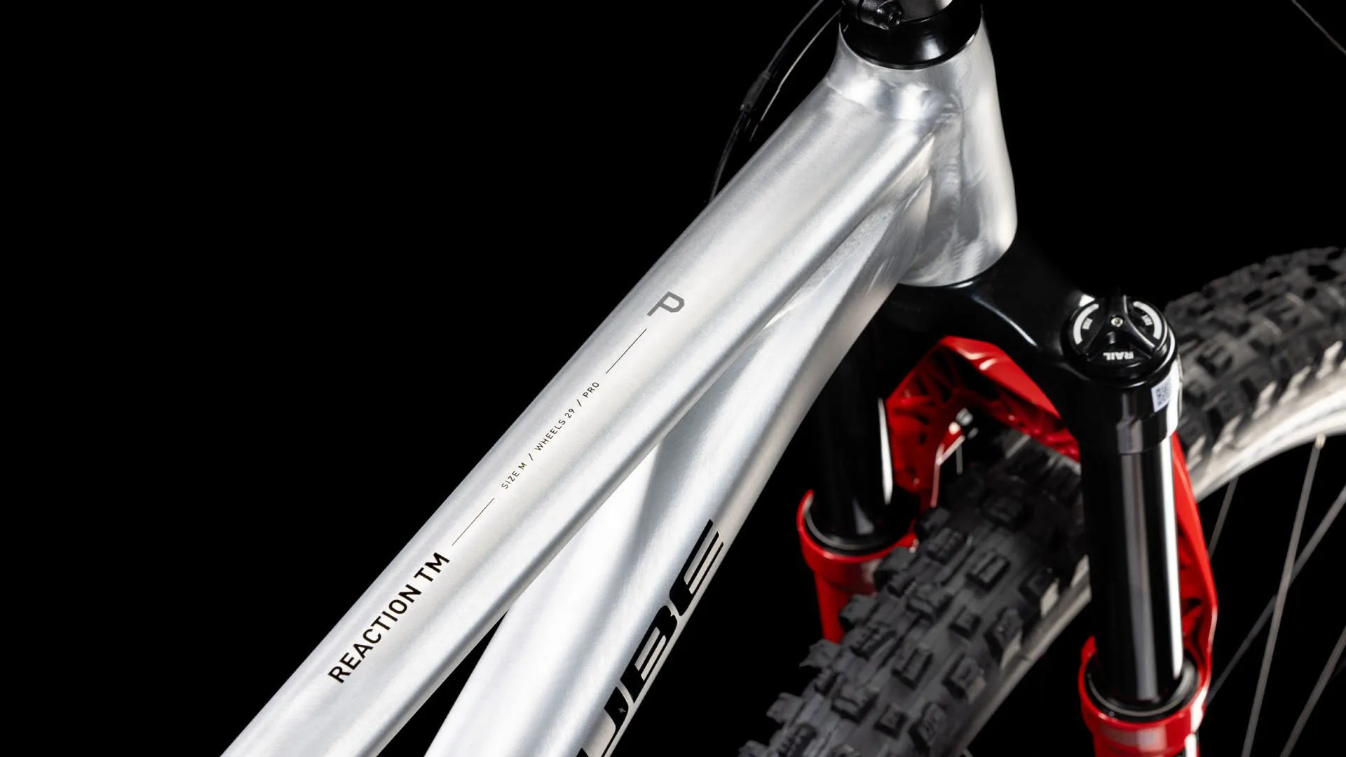 Cube Reaction TM Pro 27.5/29er 2025 Hardtail Mountain Bike - Raw Metal