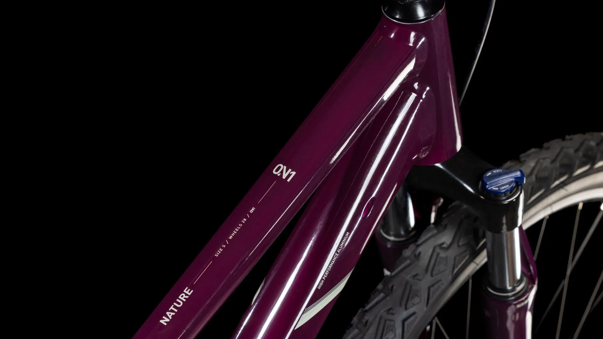 Cube Nature One Trapeze 2026 Hybrid Bike - Amarone/Lunar