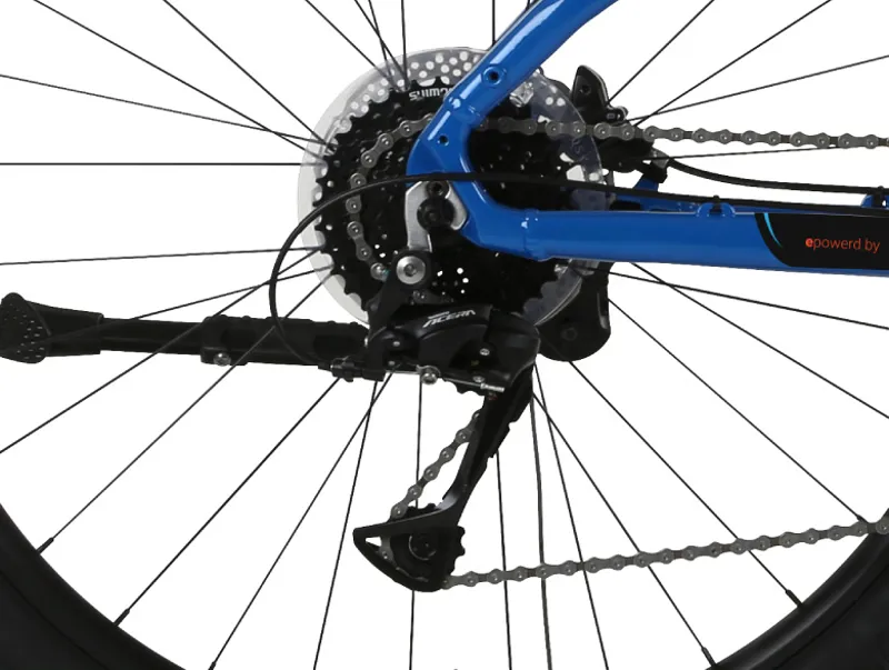 Forme Curbar HTE Pro 27.5 inch 2021 Electric MTB - Blue/Orange