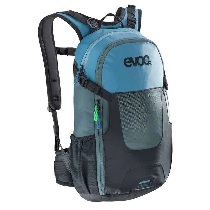 Evoc FR Track Protector 10 Litre Back Pack - Black/Slate/Blue - XS